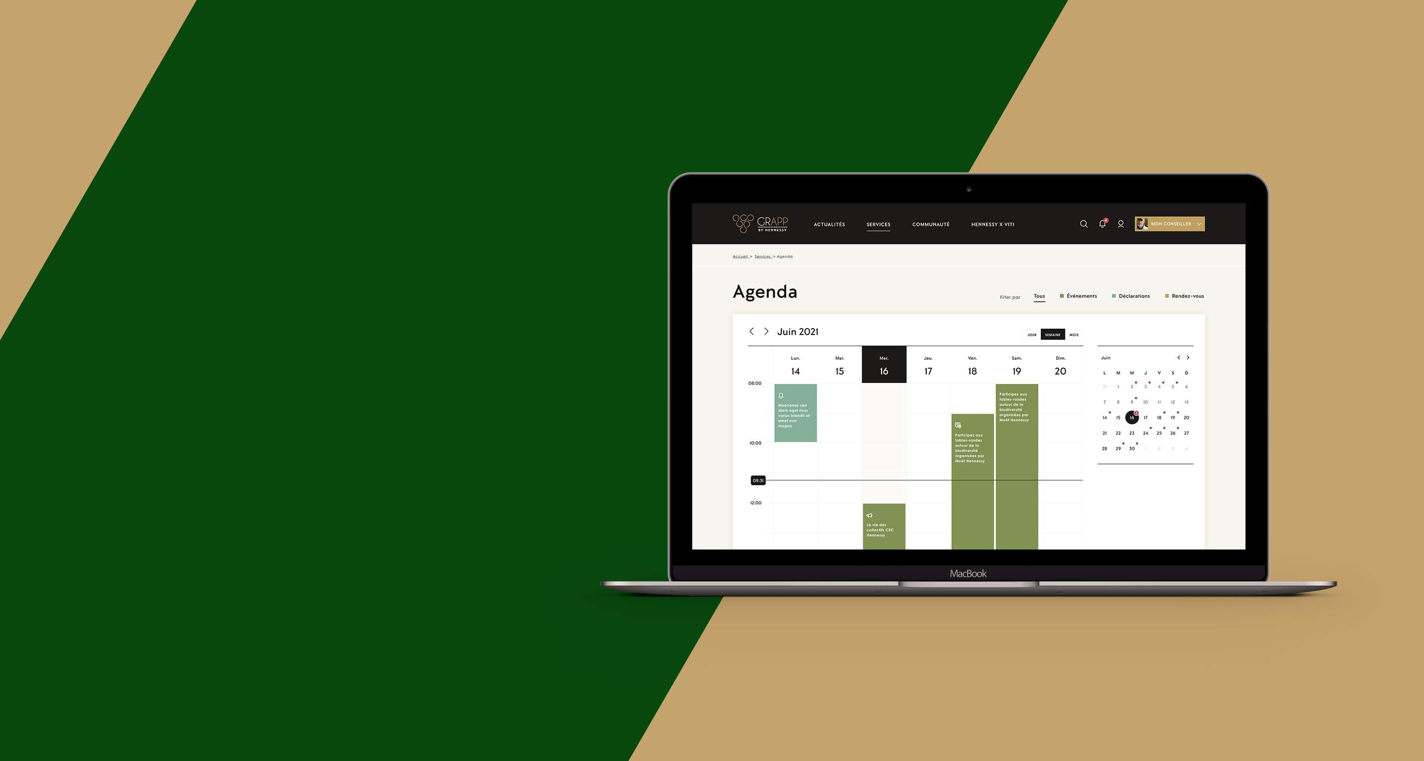 Le calendrier interactif | Hennessy Viti
